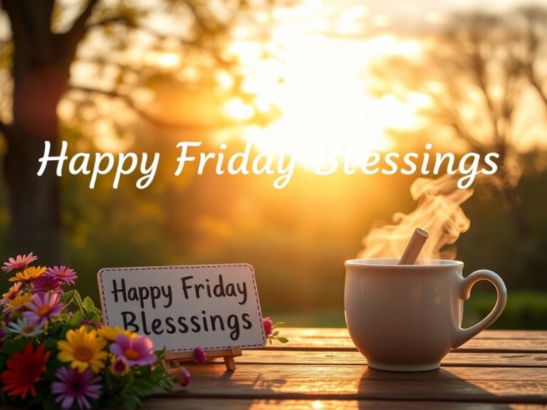 125+ Friday Blessings for a Happy Weekend – Cute Pics (2025)